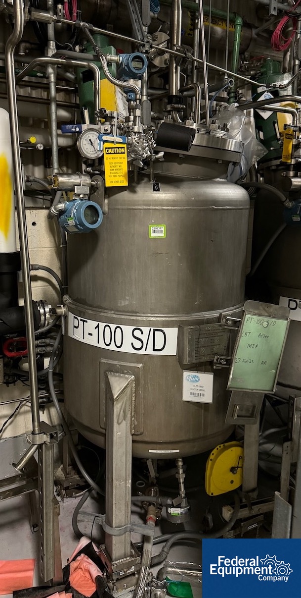 100 Gal Steel-Pro Reactor, S/S, 50/60# | Federal Equipment Company