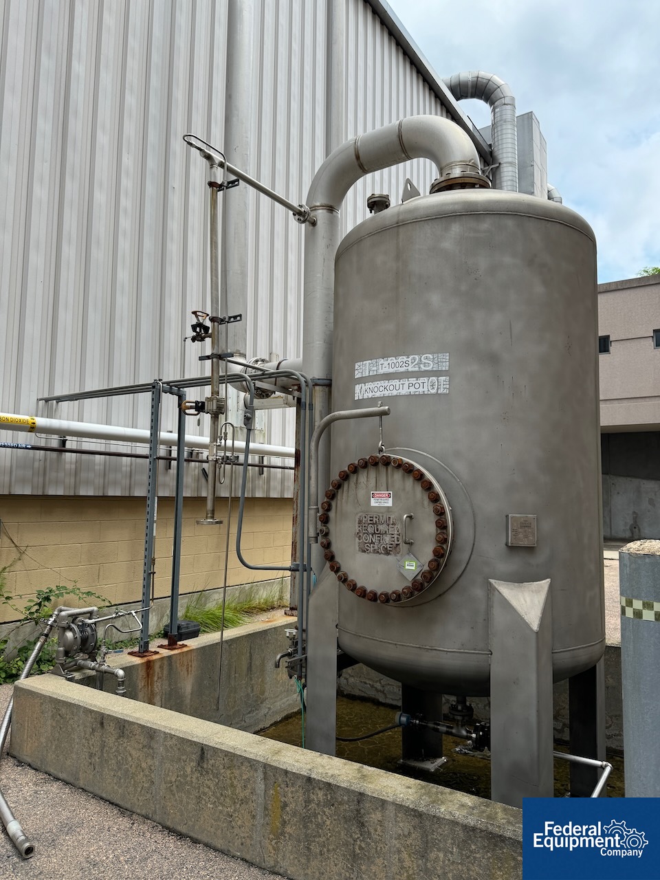 1,635 Gal Thielsch Knockout Pot, 50# | Federal Equipment Company