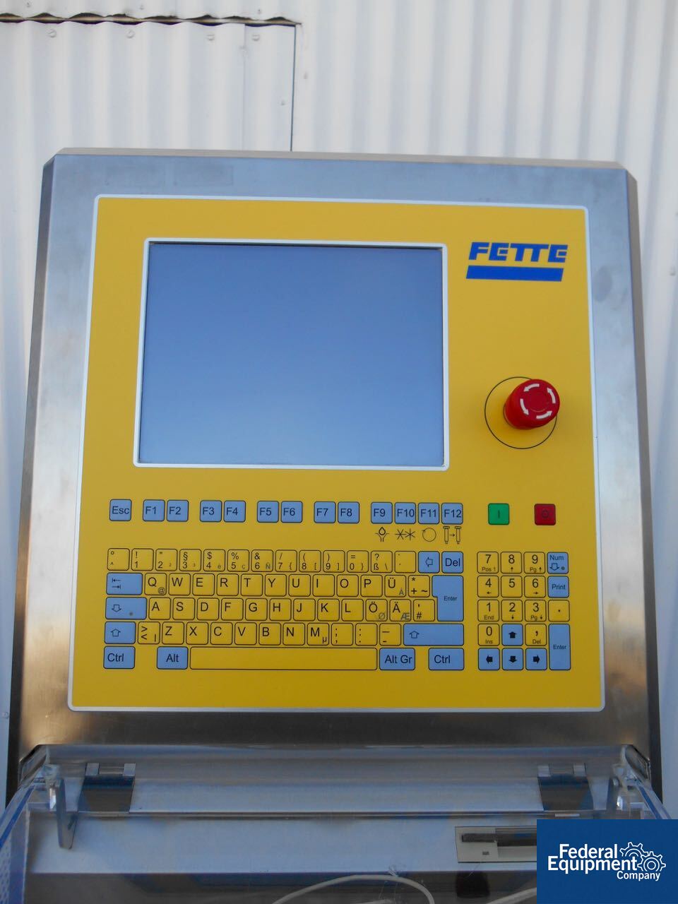 Fette 2200 Tablet Press Control Console | Federal Equipment Company