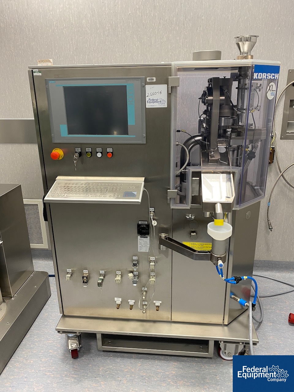 Korsch Tablet Press, Model XL100 Pro | Federal Equipment Company