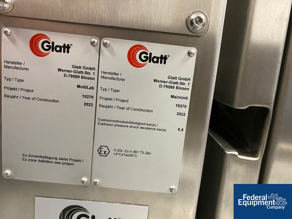 Glatt Multilab Fluid Bed / High Shear Mixer System | Federal Equipment ...