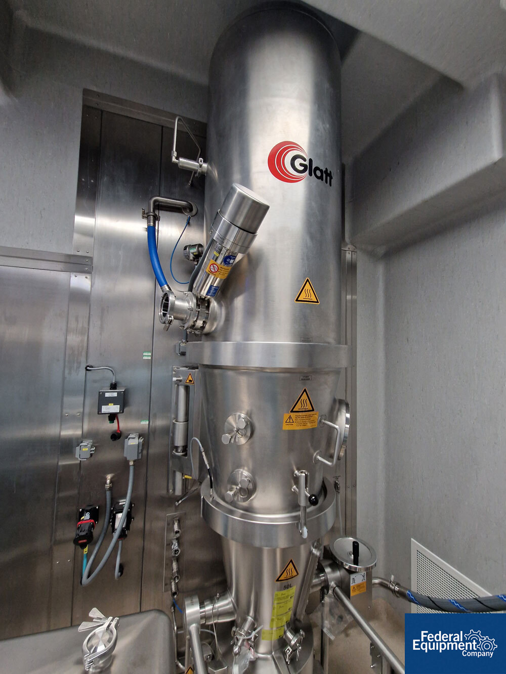 Glatt GPCG 10 Fluid Bed Dryer System, | Federal Equipment Company