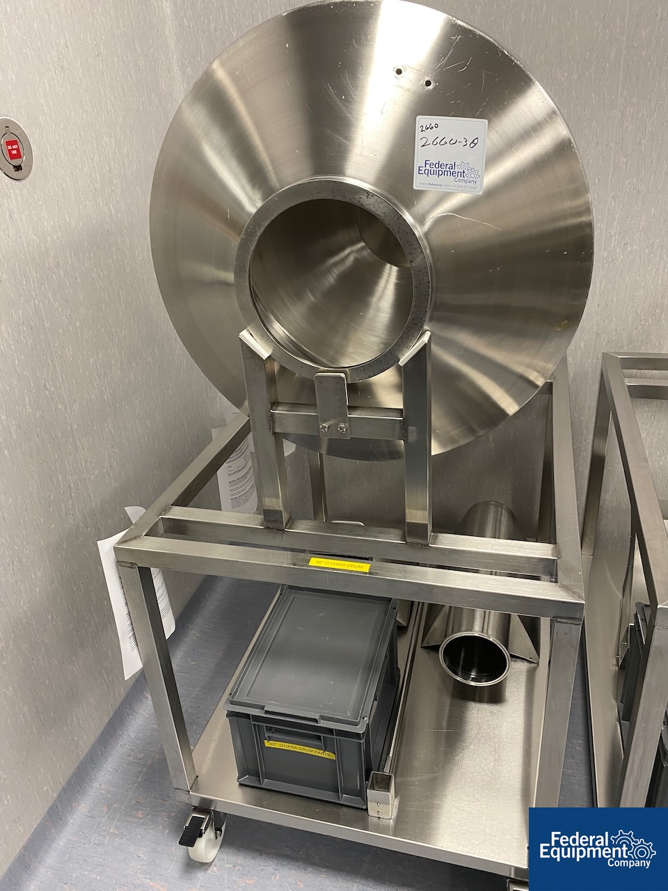 O'Hara Coating Pan, Model LabCoat II-X | Federal Equipment Company