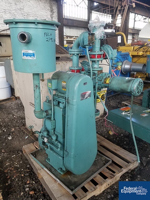 Stokes Oil Seal Vacuum Pump with Booster, Model 212-11 | Federal ...
