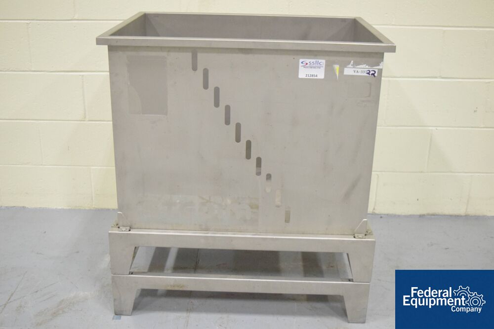 200 Liter Stedim Palletank, Model PLT 200 ALU, Aluminum | Federal ...