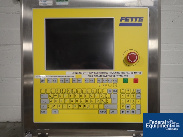 Fette Control Panel, Model 1200 | Federal Equipment Company