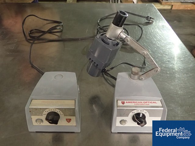 (2) American Optical Microscope Illuminators | Federal Equipment Company
