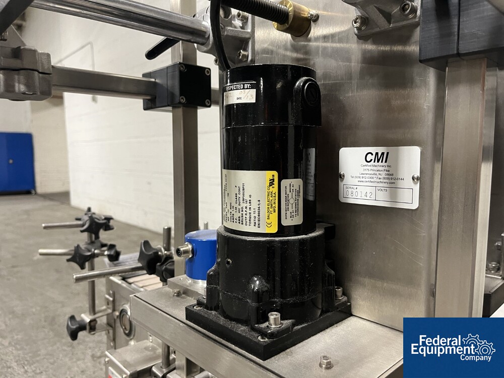 7.5" x 78" CMI Product Presence Sensor Conveyor | Federal Equipment Company