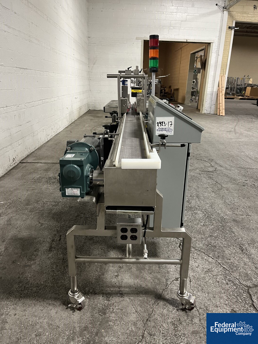 Cognex Sensor System with Conveyor | Federal Equipment Company