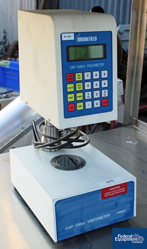 Brookfield Viscometer, Model CAP 1000+ | Federal Equipment Company