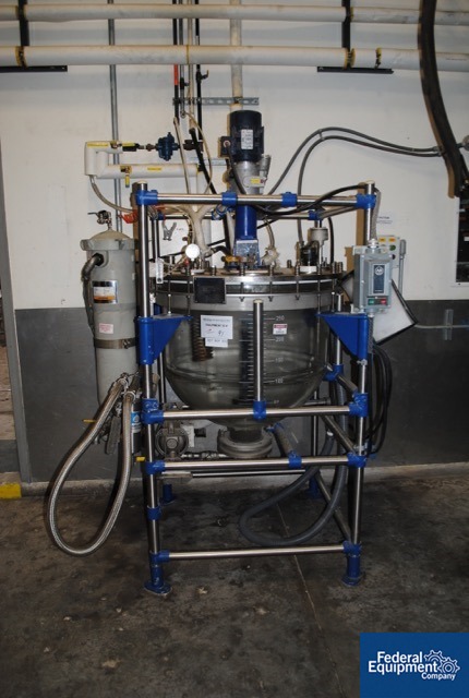365 Liter QVF Glass Reactor, | Federal Equipment Company