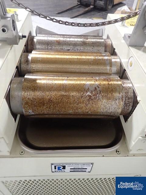 4" x 8" Ross Three Roll Mill | Federal Equipment Company