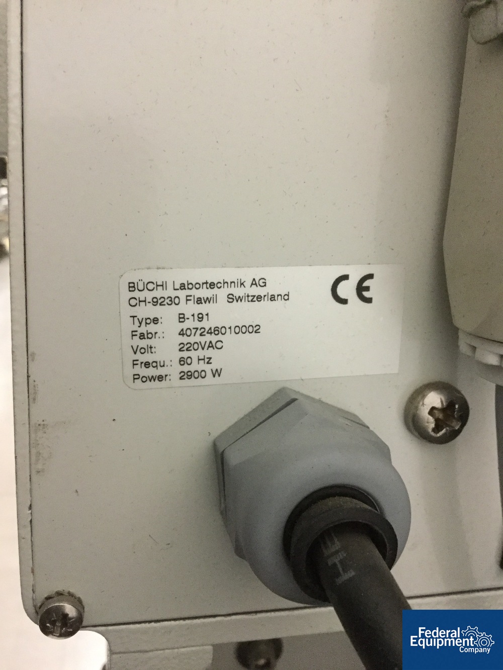 Buchi B-191 Mini Spray Dryer | Federal Equipment Company