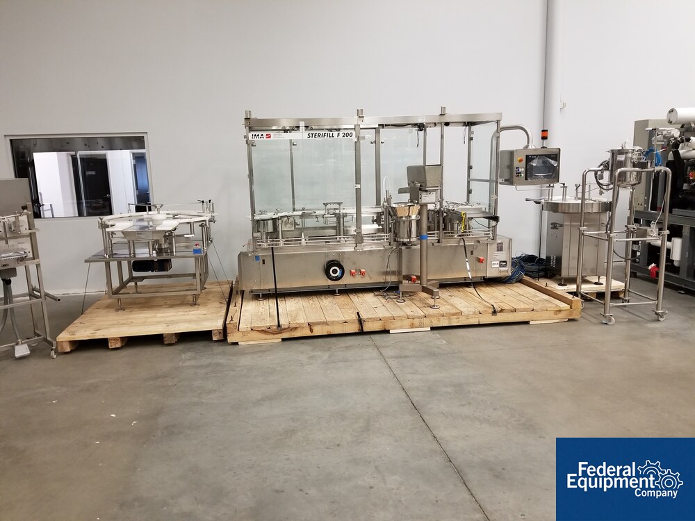 IMA Sterifill F200 In-Line Liquid and Stoppering Machine | Federal ...