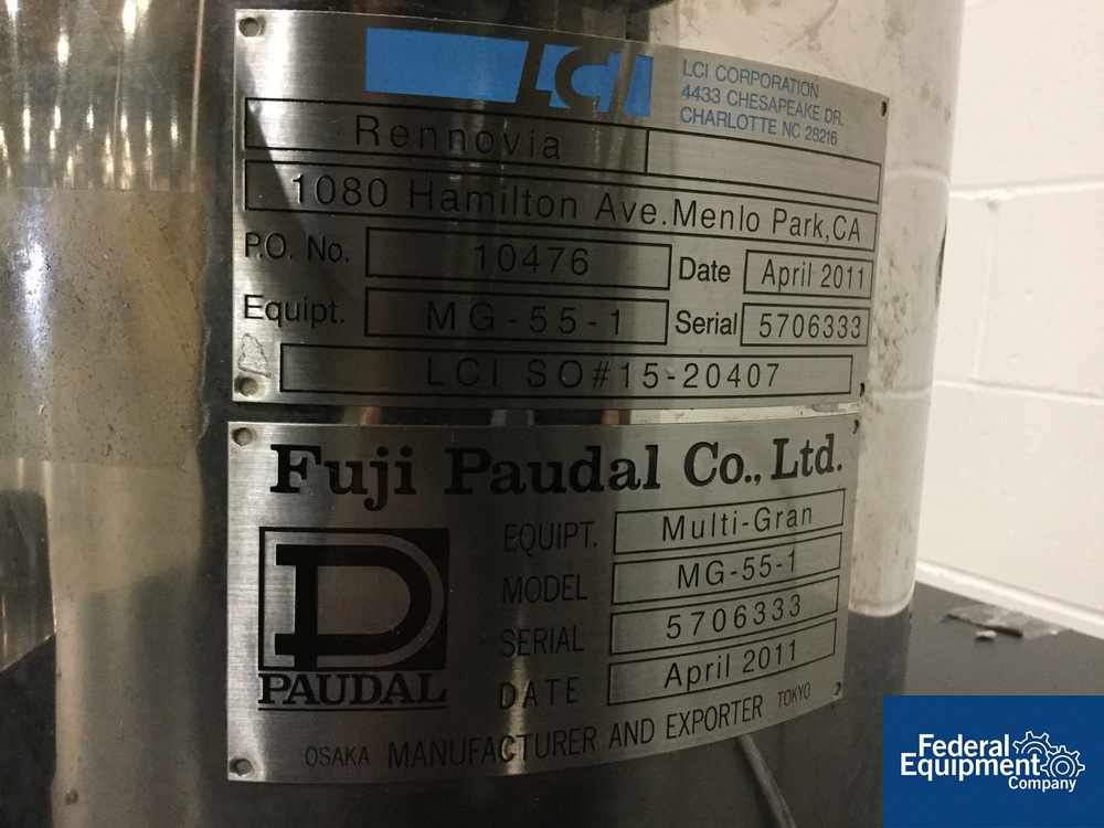 Fuji Paudal LCI MG-55-1 Extruder, S/S | Federal Equipment Company