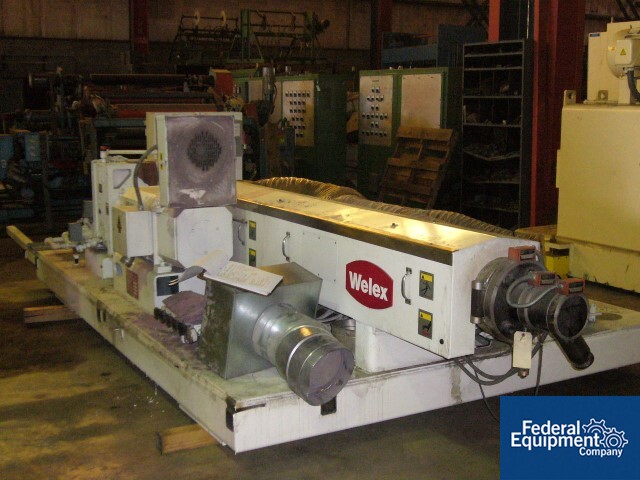 3.5" WELEX EXTRUDER, 30:1 L/D, 150 HP | Federal Equipment Company