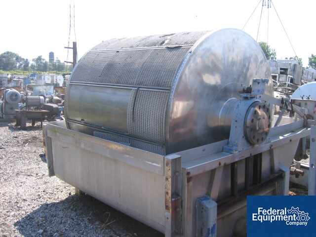 6' X 6' EIMCO PRE COAT ROTARY VACUUM FILER, 316 SS | Federal Equipment ...