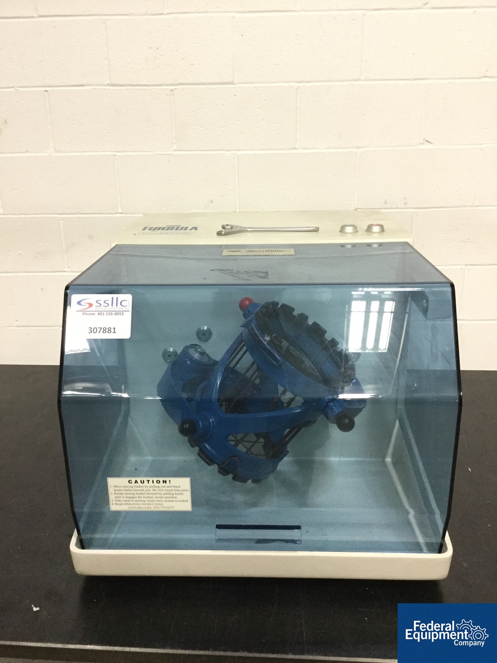 Willy A Bachofen Turbula Mixer, Model T2F | Federal Equipment Company