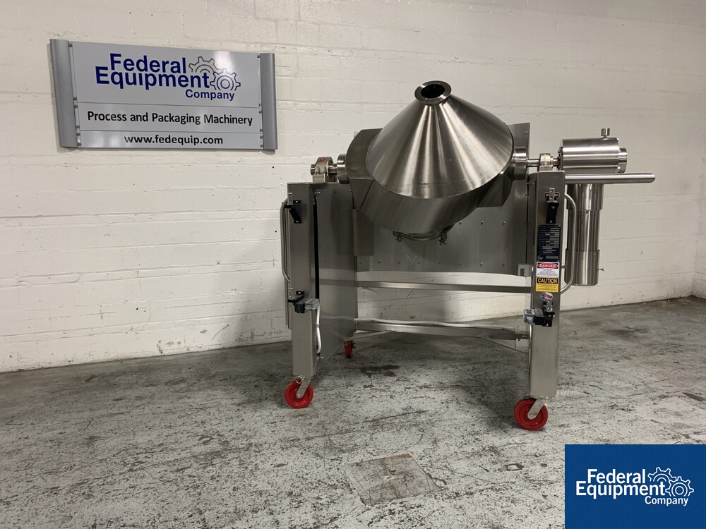 10 Cu Ft Gemco Slant Cone Blender, S/S | Federal Equipment Company