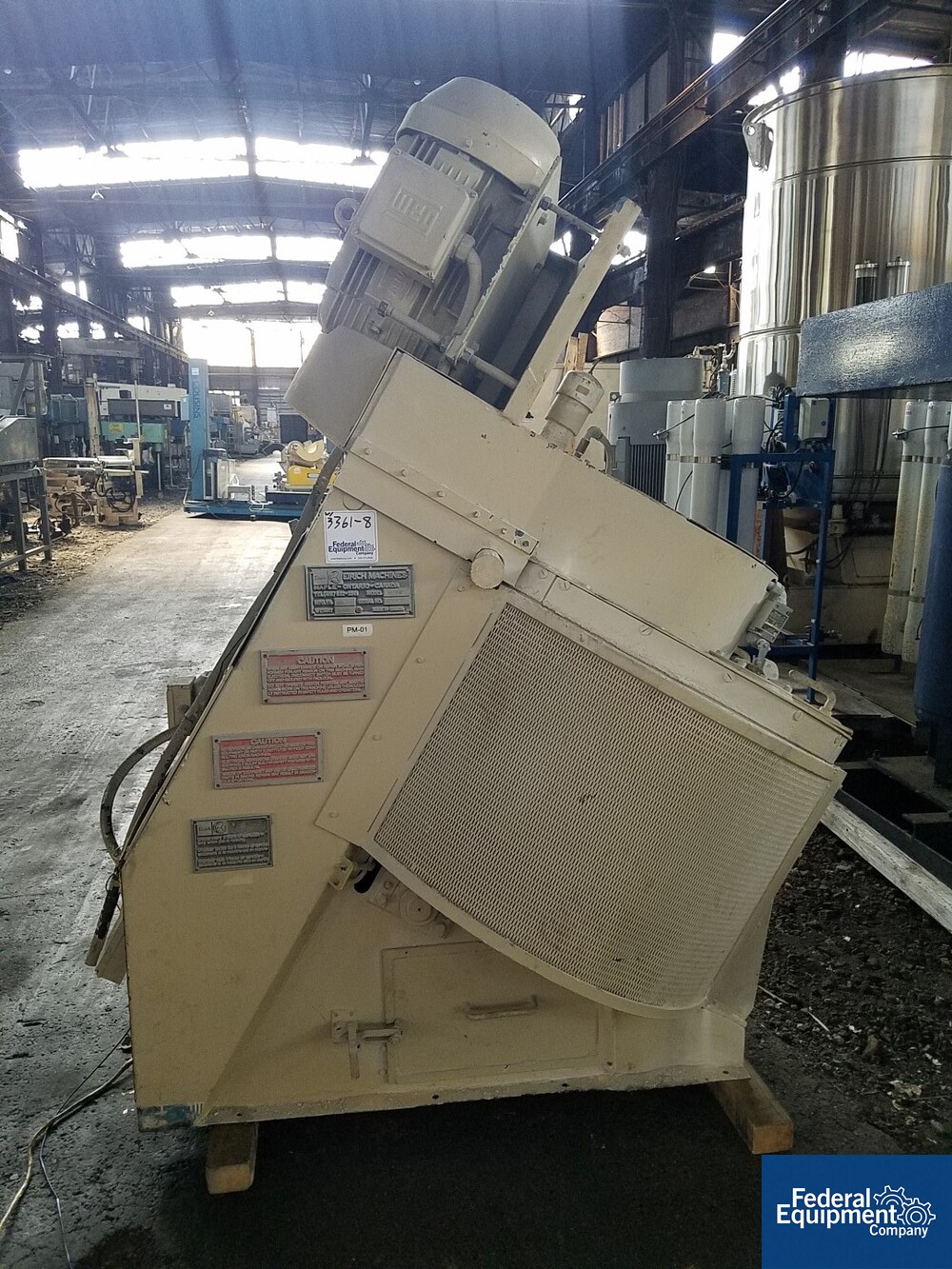 Eirich Mixer, Model R09W | Federal Equipment Company