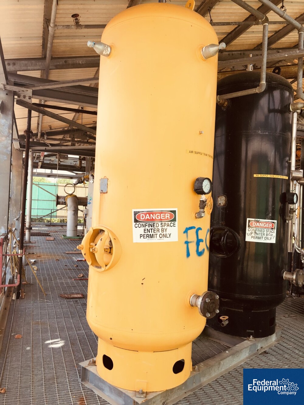 660 Gal Manchester Tank Receiver, C/S, 137# | Federal Equipment Company