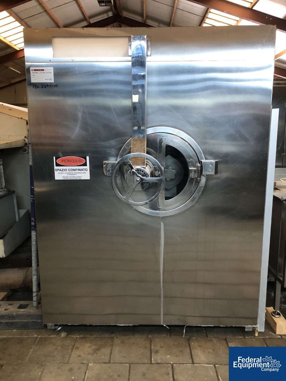 Nicomac Coating Pan | Federal Equipment Company