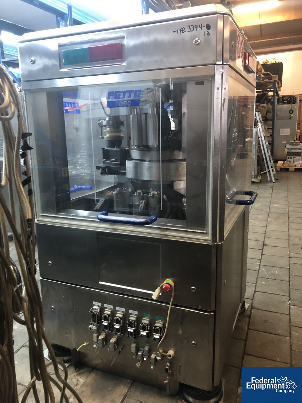 Fette Tablet Press, Model 2090 | Federal Equipment Company