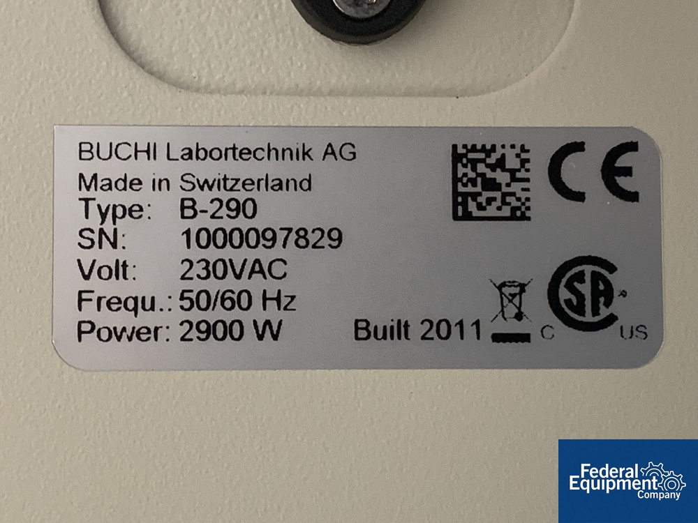 Buchi Mini Spray Dryer B-290 | Federal Equipment Company