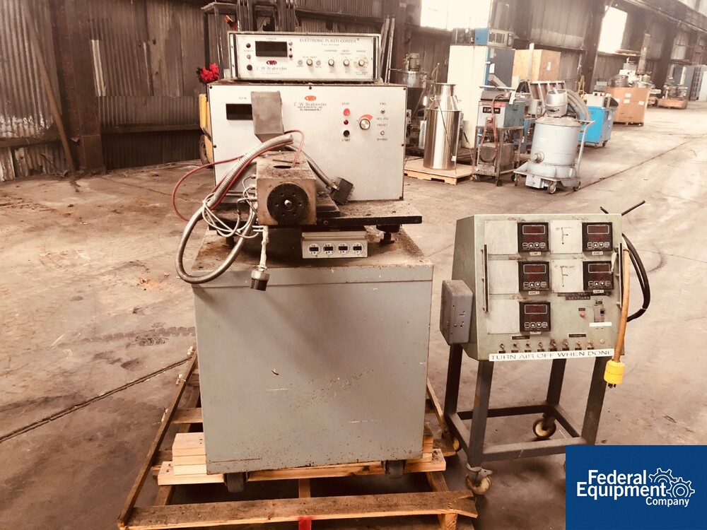 0.75" Brabender Extruder, Type EPL-V3302, 24:1 L/D | Federal Equipment ...