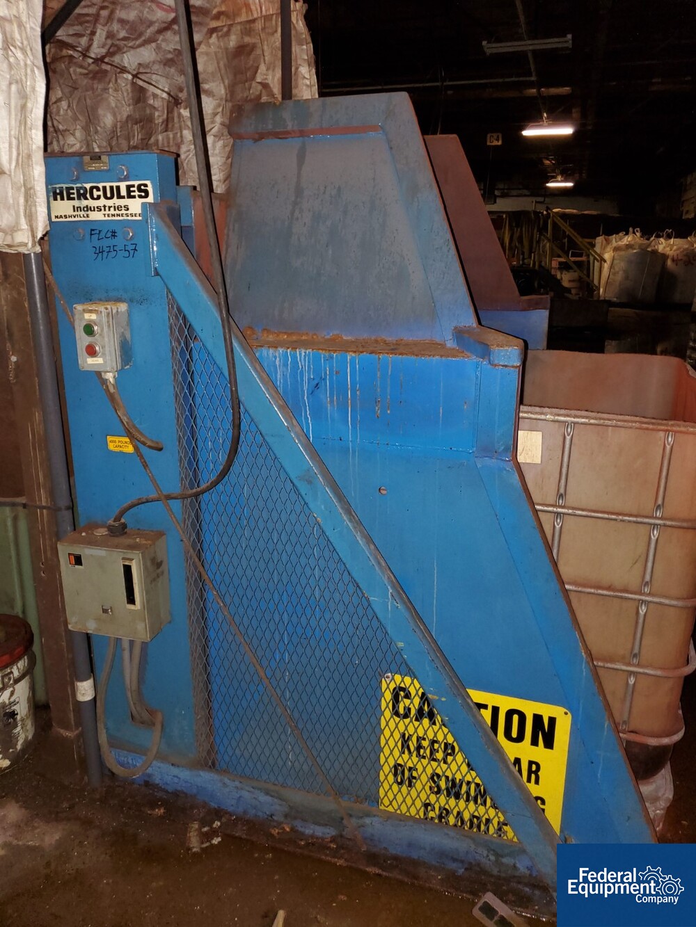 Hercules Gaylord Box Dumper, model H-829 SP | Federal Equipment Company