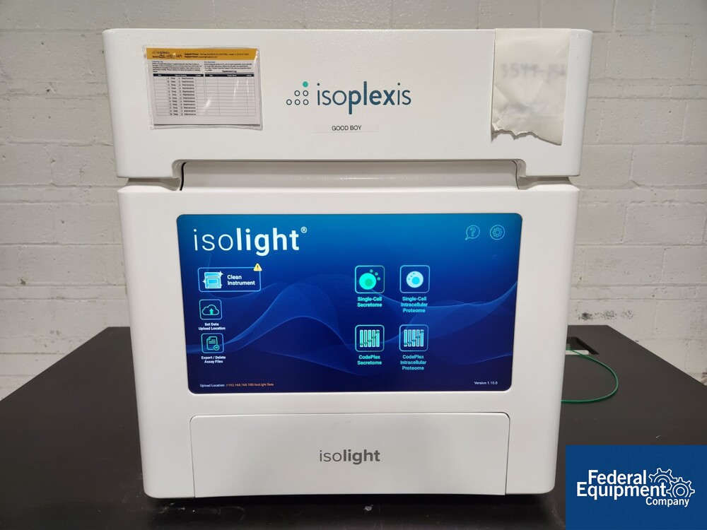 IsoPlexis Isolight Single-Cell Cytokene Detection System | Federal Equipment Company
