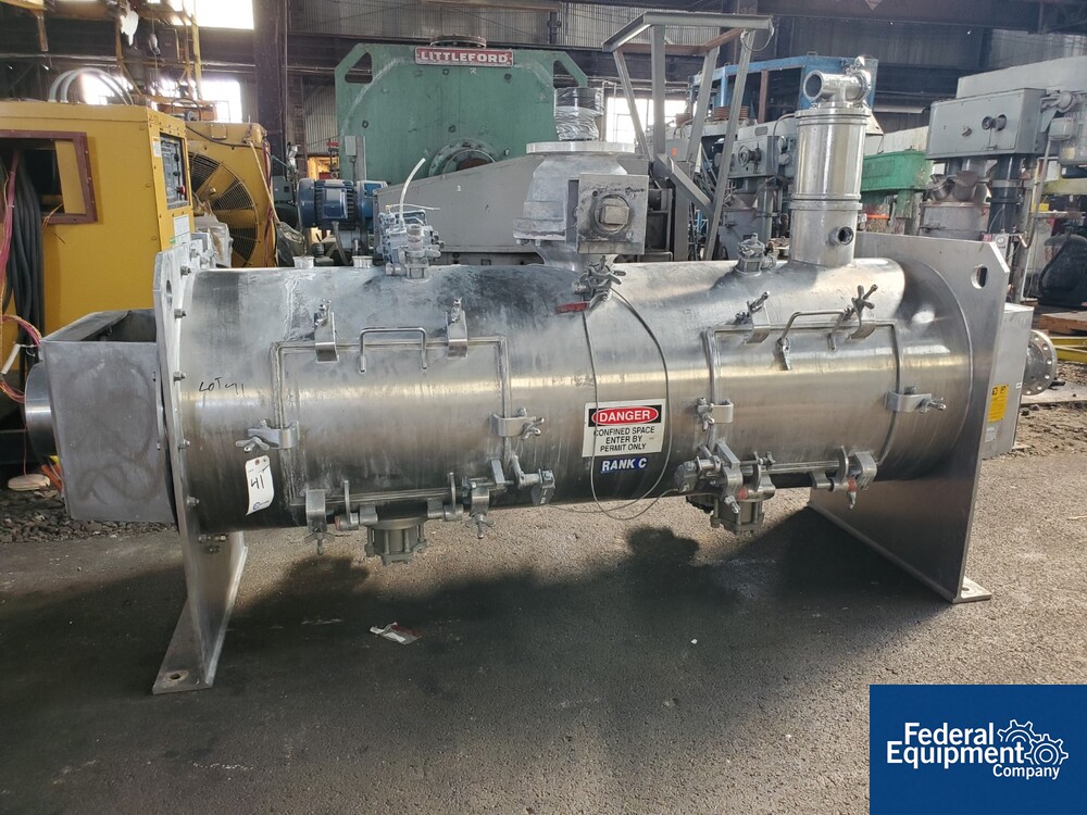 1200HL ProcessAll Plow Mixer, 304 S/S, 1200 Liter | Federal Equipment ...