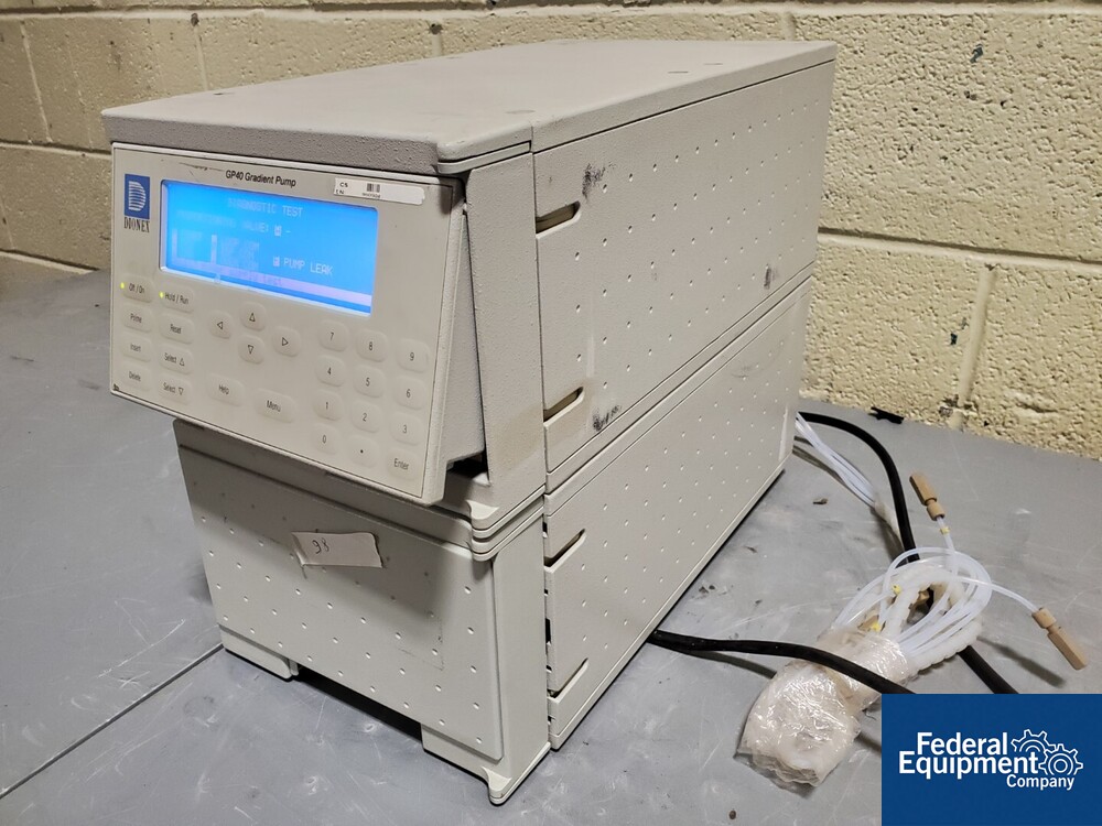 Dionex Gradient Pump, Model GP40 | Federal Equipment Company