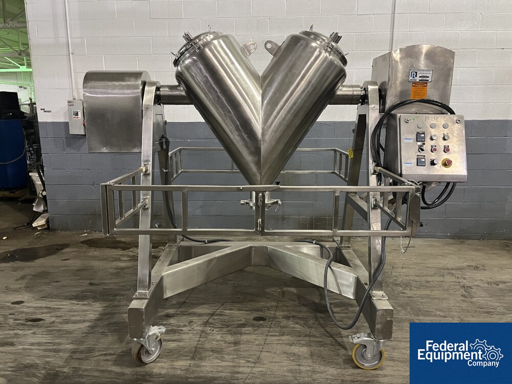 5 Cu Ft Ross Twin Shell Blender, S/S | Federal Equipment Company