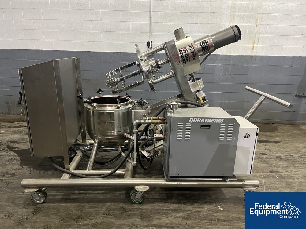 10 Gal Lee Tri-Shaft Turbo Shear Kettle, S/S, 15/90# | Federal ...