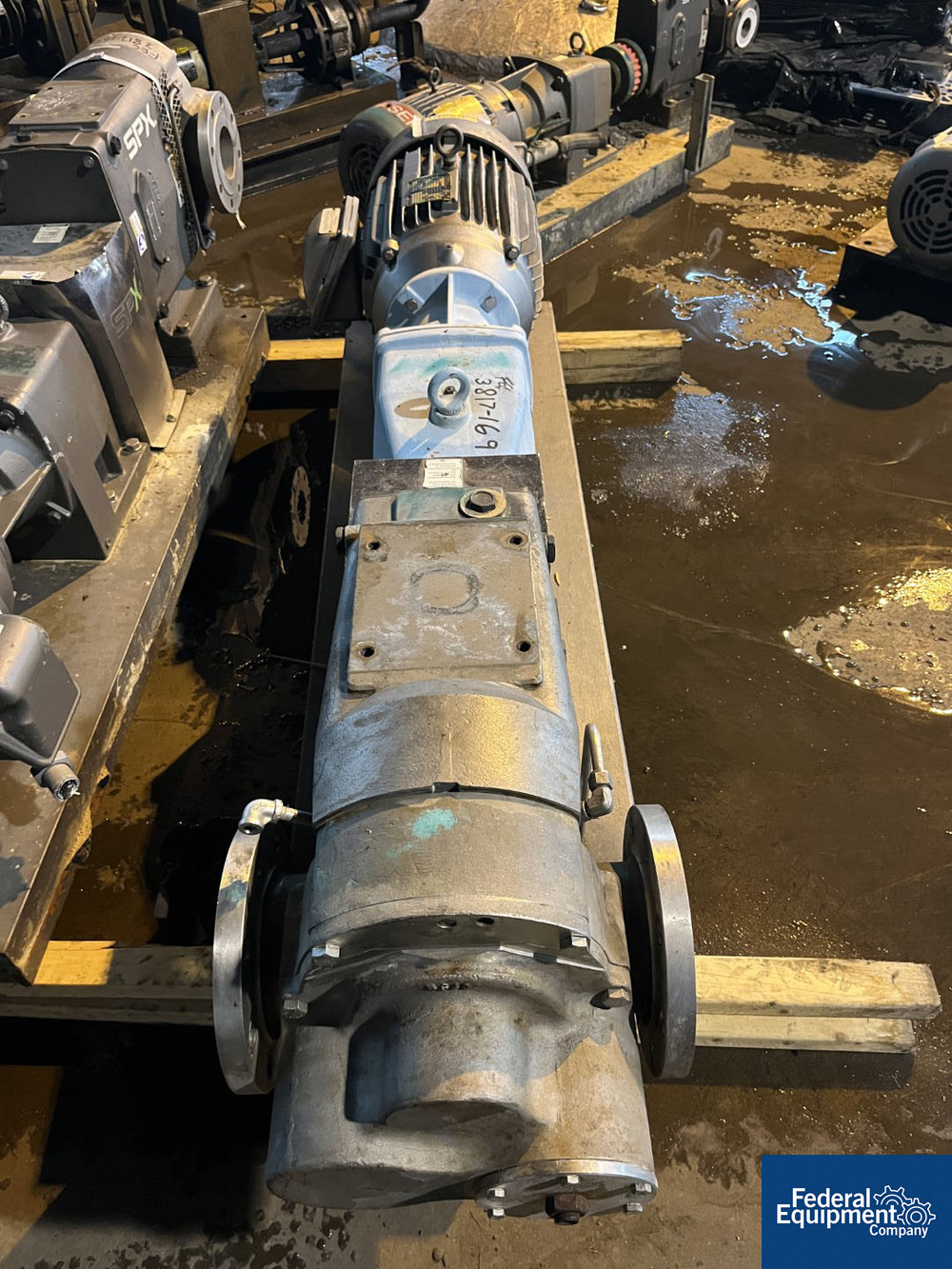 4" Waukesha Rotary Lobe Pump, S/S, 15 HP, Model 5070 | Federal ...