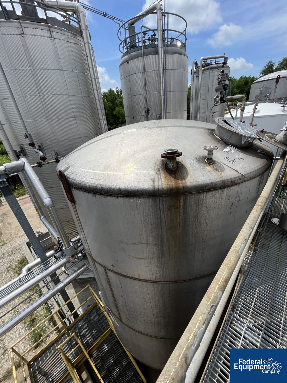 12,000 Gal MSM Storage Tank, S/S | Federal Equipment Company