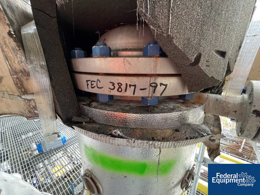 90 Sq Ft Ward Tank Heat Exchanger, 316 S/S, 188/243# | Federal ...