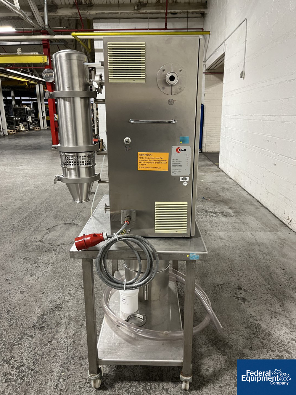 Glatt Fluid Bed Dryer, Model Mini Glatt 3 | Federal Equipment Company