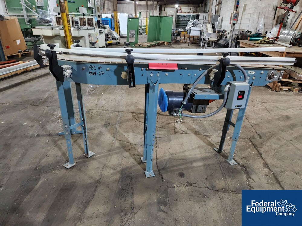 4" Nedco Conveyor Technology 90 Degree Carton Transfer Conveyor ...