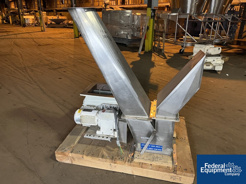 Semco Rotary Airlock, C/S, 12" x 12", with S/S Chute | Federal ...