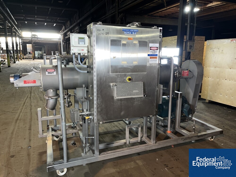 40 HP Bepex Solidaire Dryer, Model SJS10-6, S/S, 150# | Federal ...