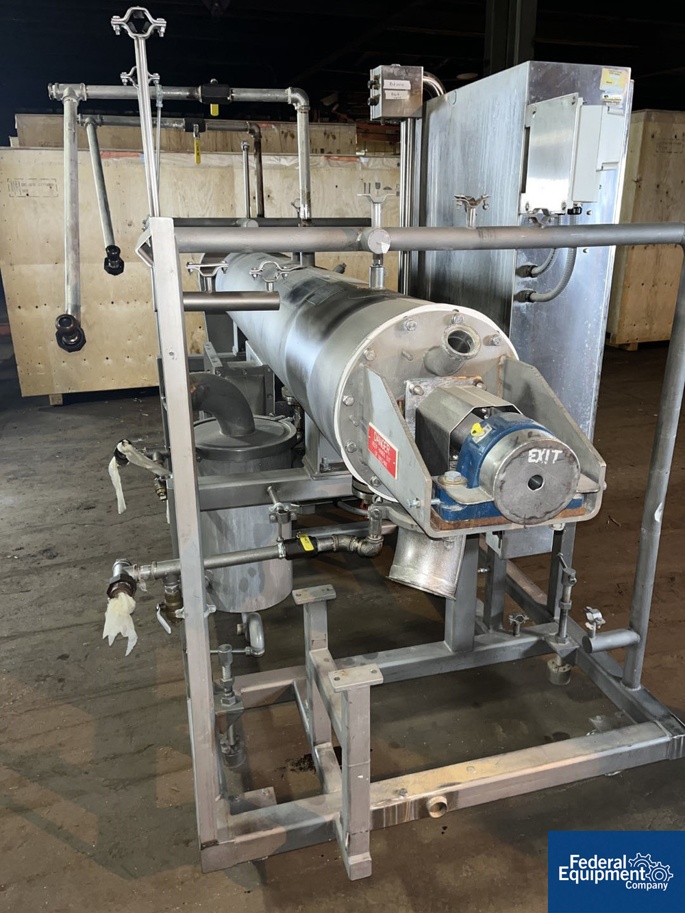 40 HP Bepex Solidaire Dryer, Model SJS10-6, S/S, 150# | Federal ...