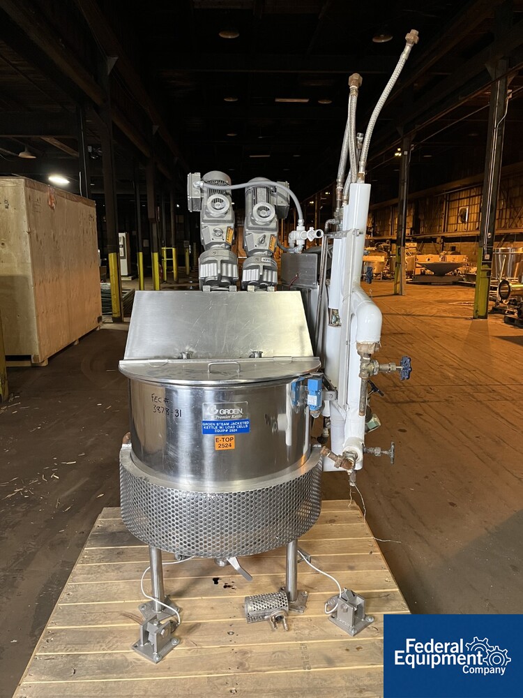 60 Gal Groen Twin Motion Kettle, Model INA/2/TA-60, S/S, 100# | Federal ...