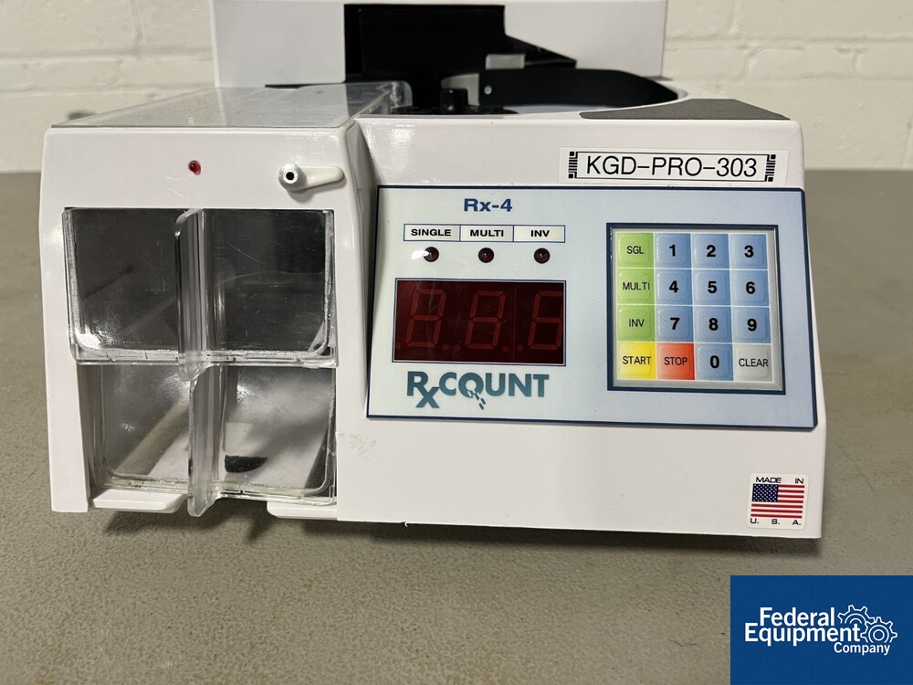 RXCount RX-4 Tablet/Capsule Counter | Federal Equipment Company