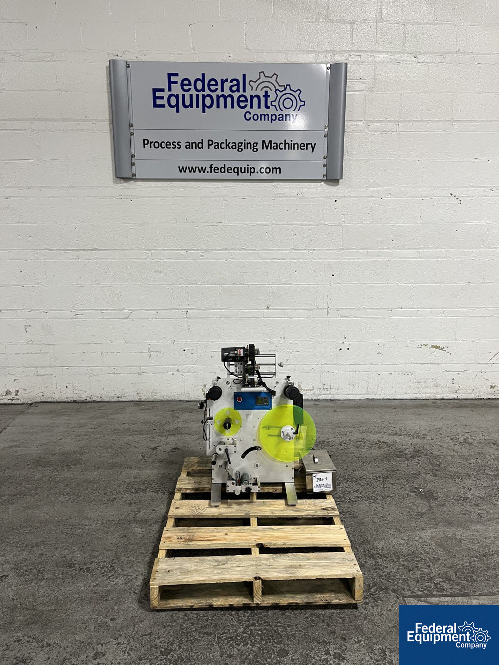 Top Down Labeler Table Top | Federal Equipment Company