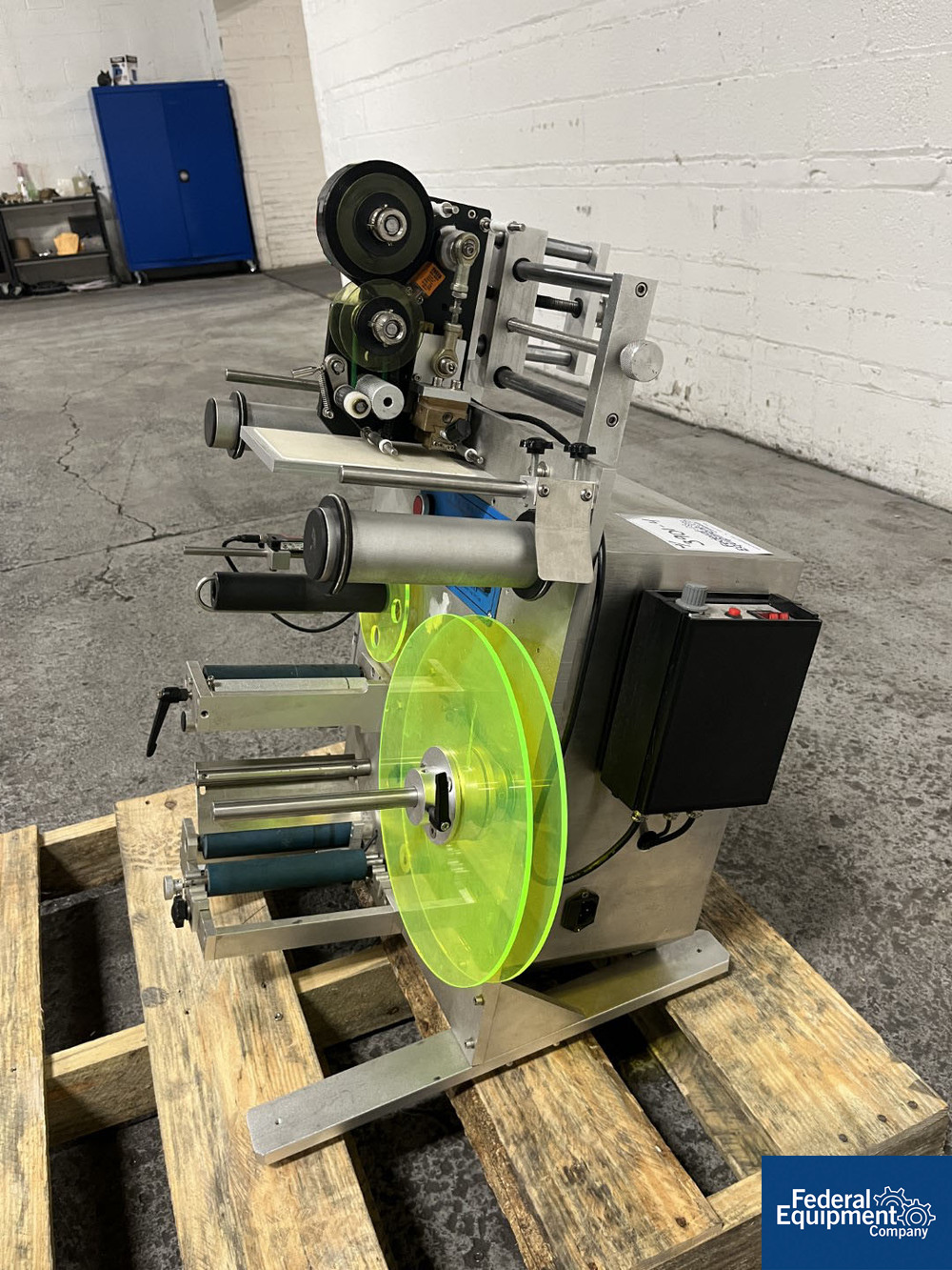 Top Down Labeler Table Top | Federal Equipment Company