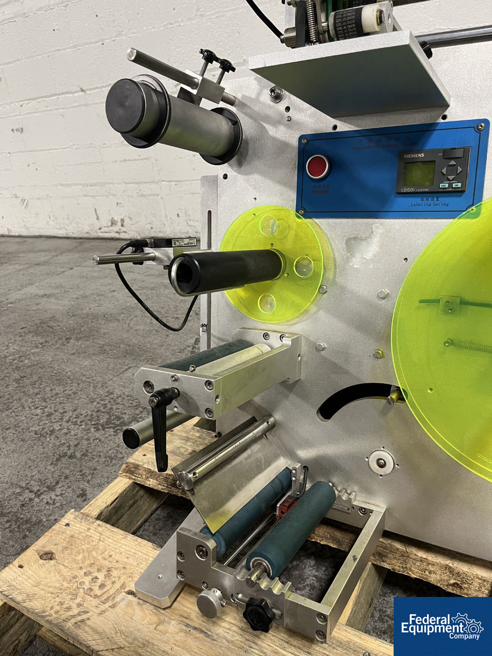 Top Down Labeler Table Top | Federal Equipment Company