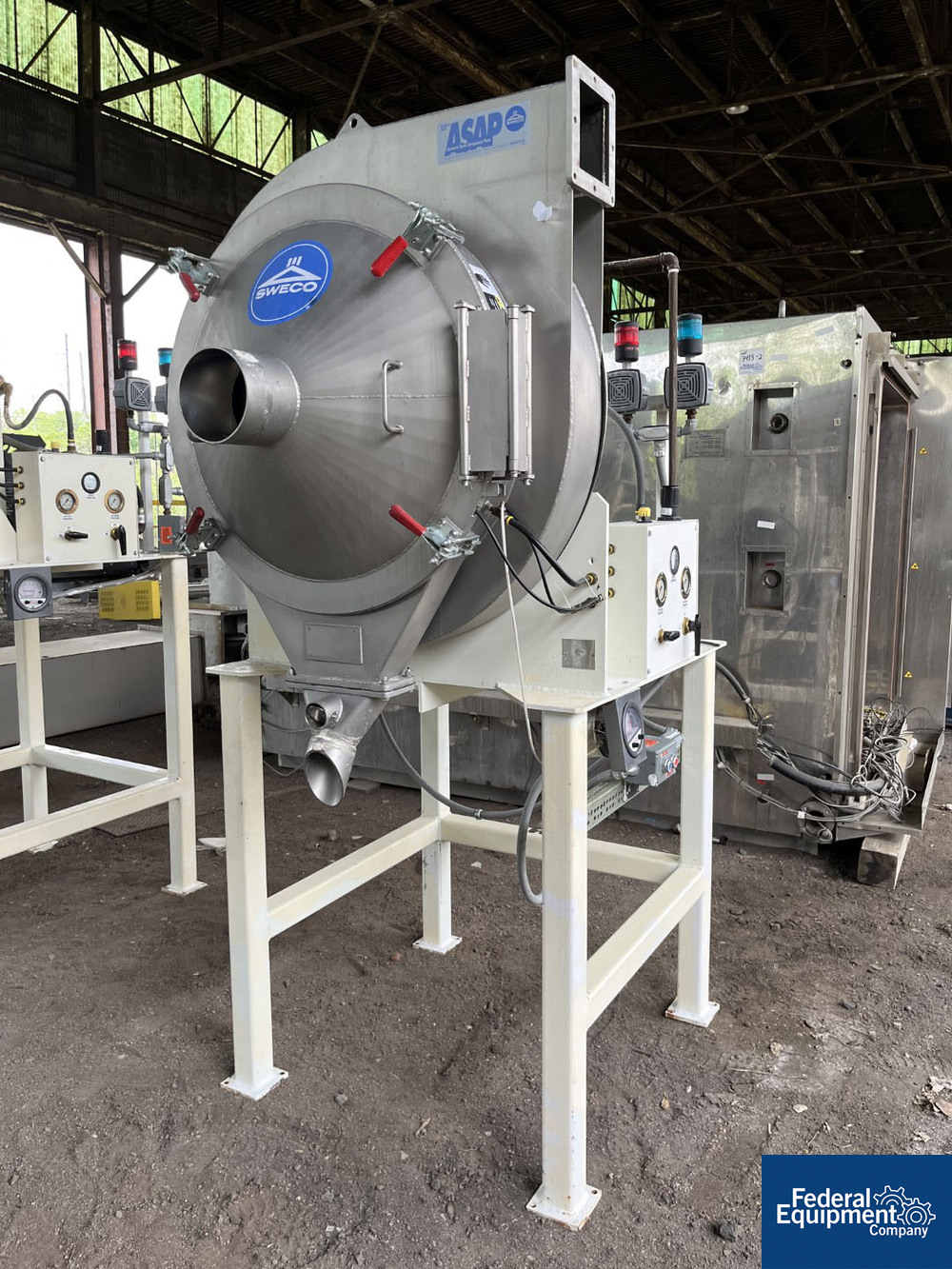 Sweco Turbo Screen classifier, Model TS30S | Federal Equipment Company