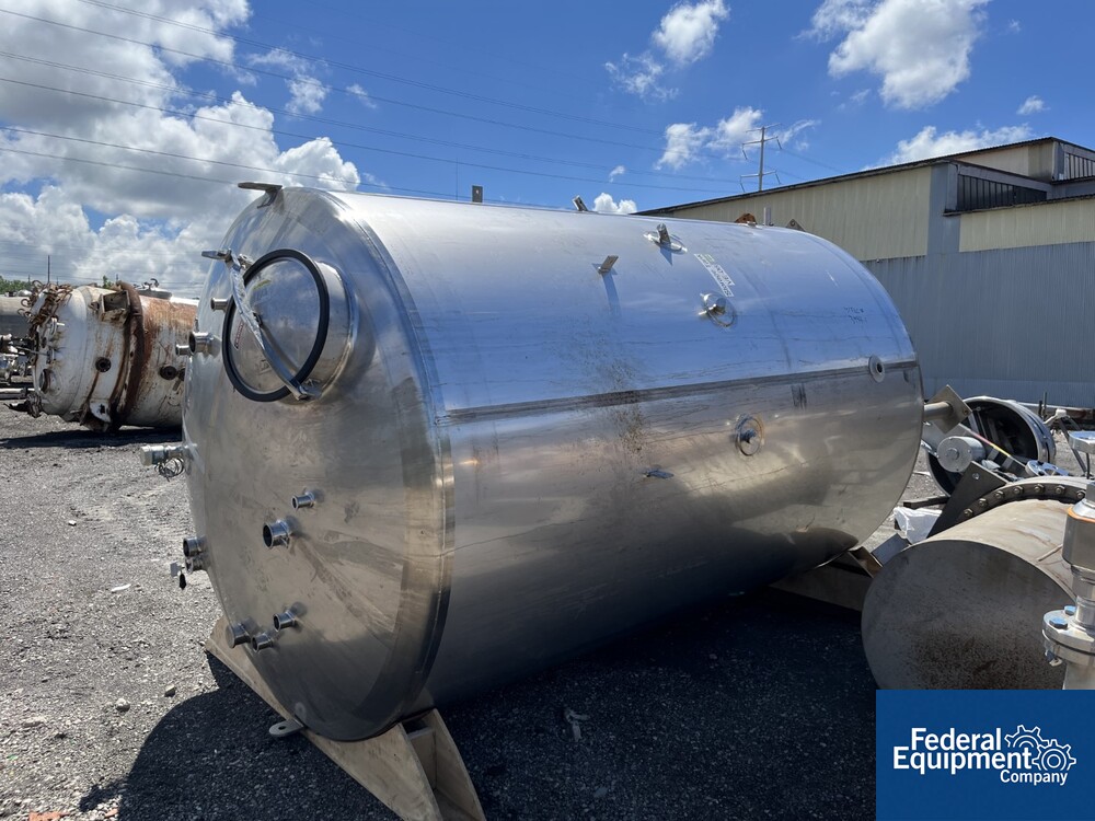 2,500 Gallon Mueller Jacketed Tank, S/S, 50# | Federal Equipment Company